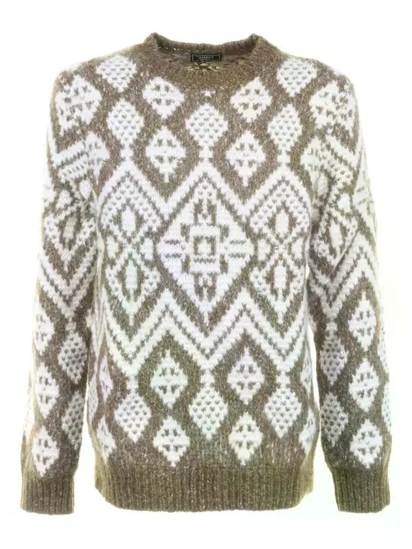 Peserico Geometric-pattern Sweater