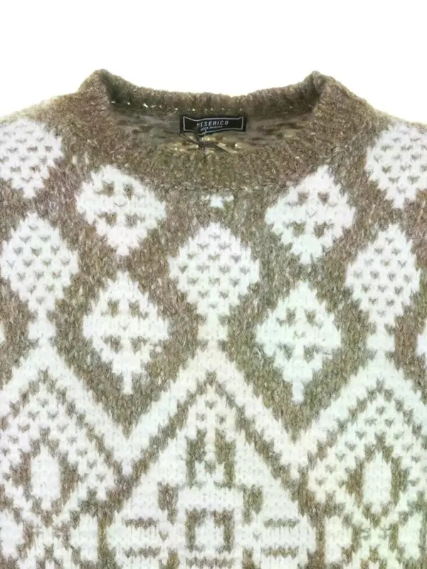 Peserico Geometric-pattern Sweater