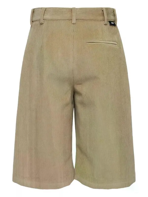 MSGM Knee-length Corduroy Bermuda Shorts