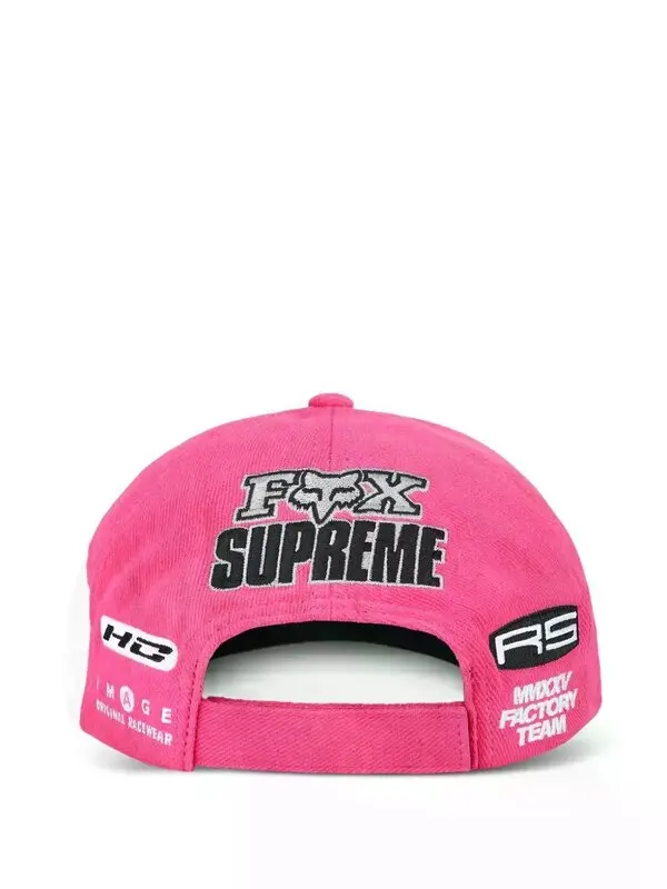 Supreme X Fox Racing® Logo-embroidered Cap - Pink