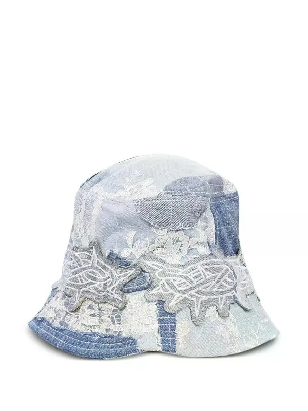 WHO DECIDES WAR BY EV BRAVADO Thorn Wrapped Grid Bucket Hat
