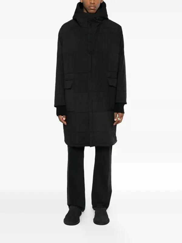 NOMEN NESCIO Quilted Hooded Coat