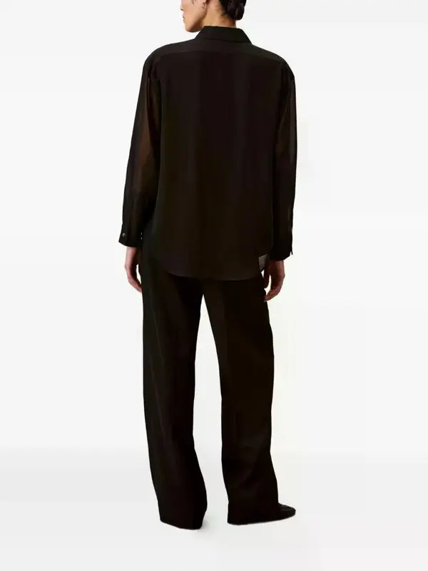 Calvin Klein Sheer-panel Shirt