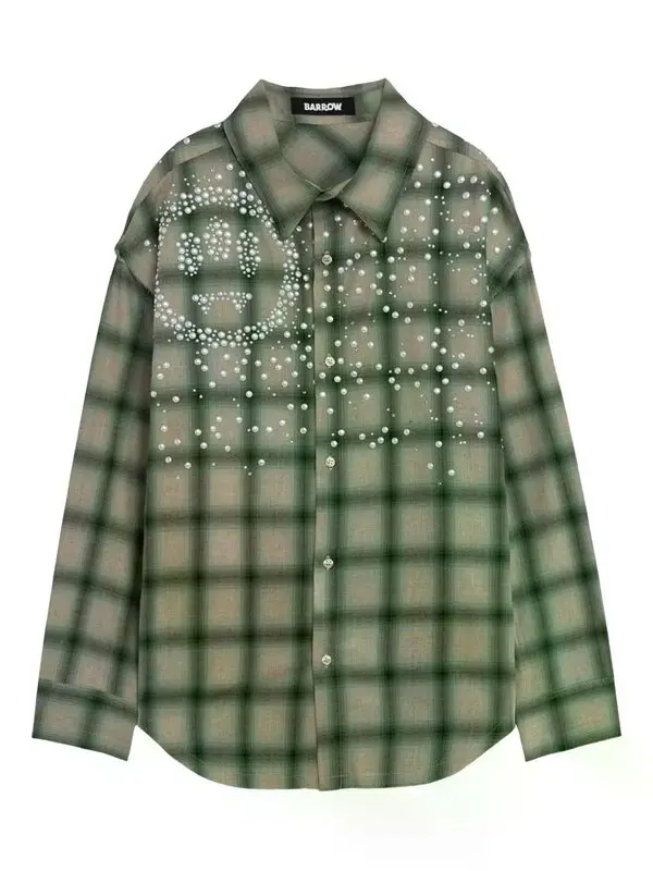 BARROW Check Studded Shirt