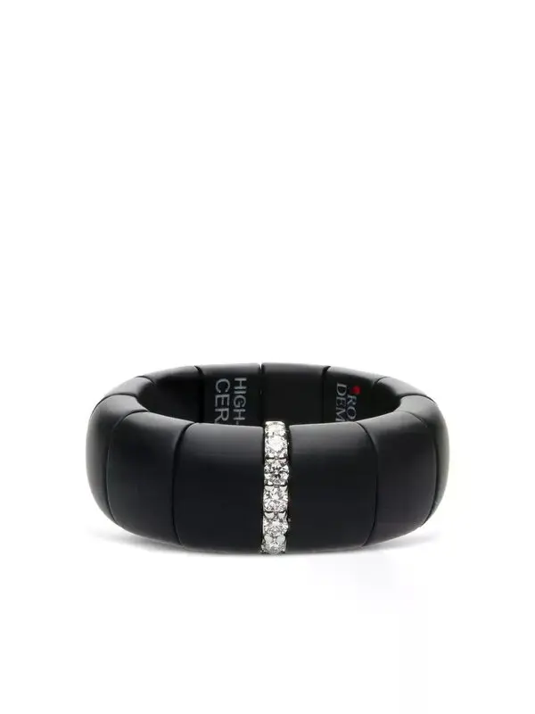 Roberto Demeglio Pura Diamond Ring - Black