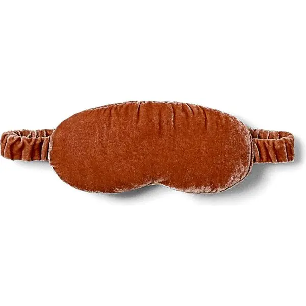 Mango Velvet Sleep Mask - Burnt Orange