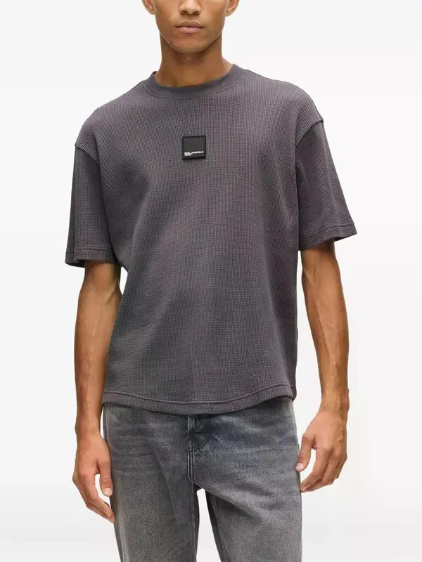 Karl Lagerfeld Logo-patch T-shirt