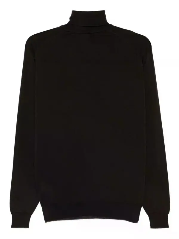 John Smedley Cherwell Roll-neck Sweater - Brown