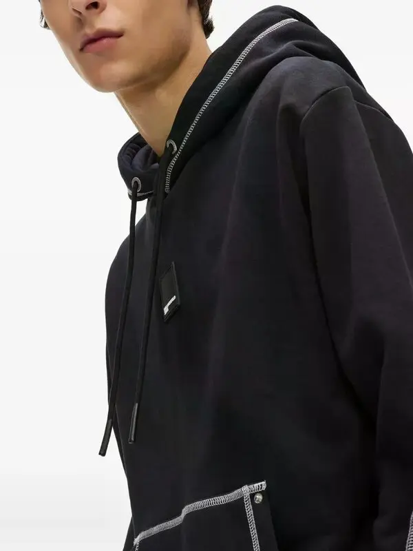 Karl Lagerfeld Contrast-stitch Hoodie