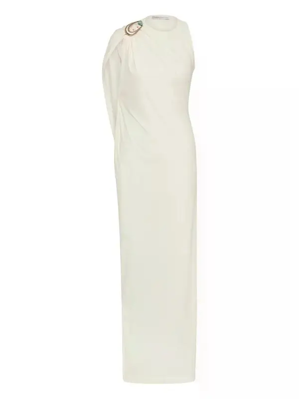 Christopher Esber Column Maxi Dress With Pin Embellishment
