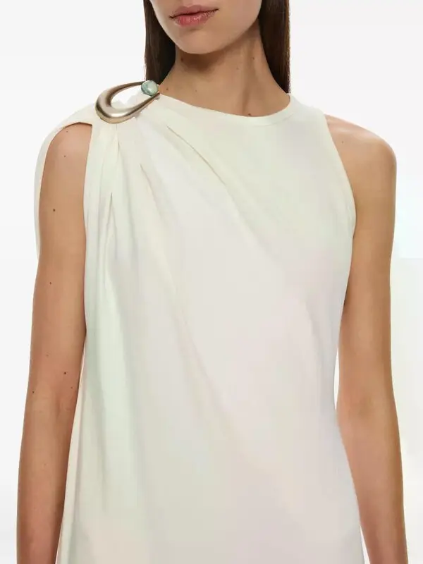Christopher Esber Column Maxi Dress With Pin Embellishment