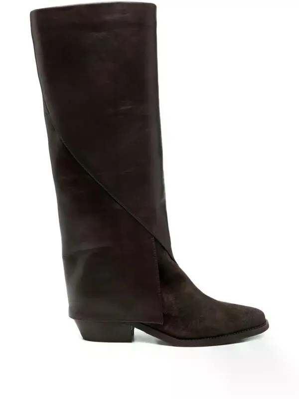 JULIE DEE Knee Panelled Boots