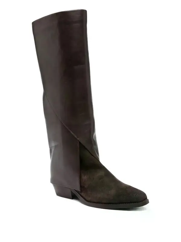 JULIE DEE Knee Panelled Boots