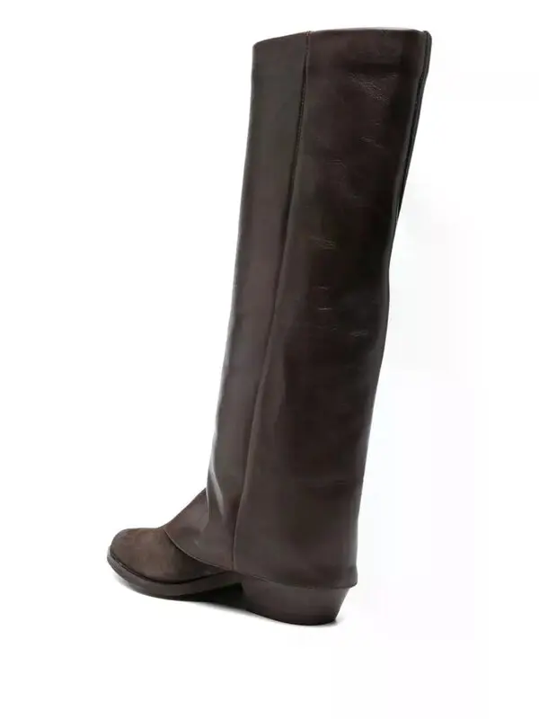 JULIE DEE Knee Panelled Boots