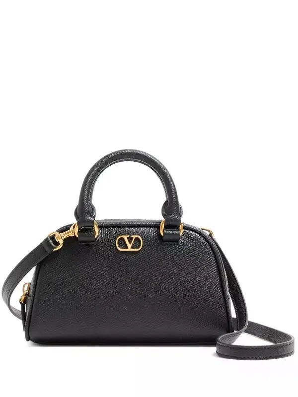 Valentino Garavani Mini Bowling Vlogo Signature Tote - Black