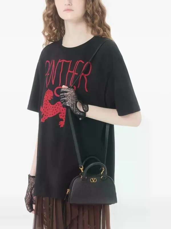 Valentino Garavani Mini Bowling Vlogo Signature Tote - Black
