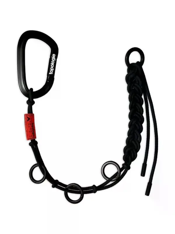 TOPOLOGIE Braided Keychain - Black