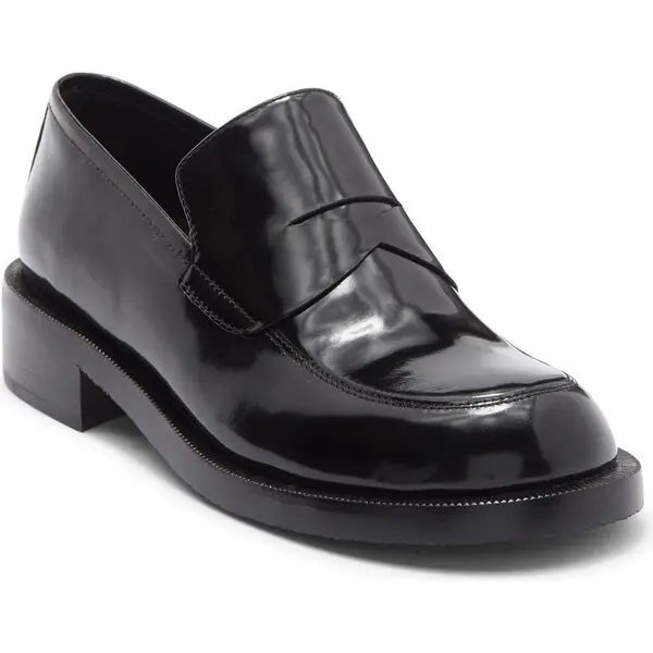 Jeffrey Campbell Rotary Penny Loafer - Black Box