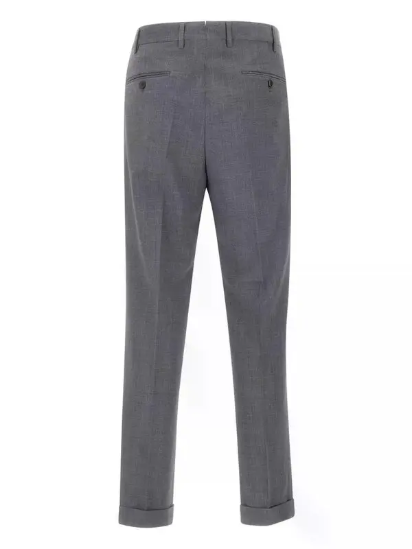 DEVORE INCIPIT Pleated-front Trousers - Grey