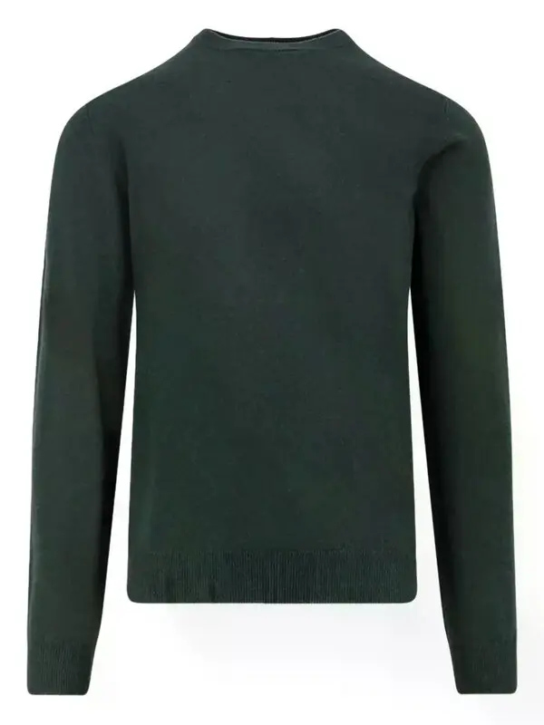 FILIPPO DE LAURENTIIS Crew-neck Ribbed Sweater - Green