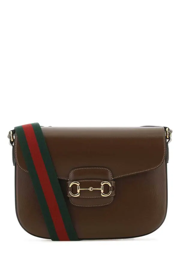 Gucci 1955 Horsebit Shoulder Bag - Brown