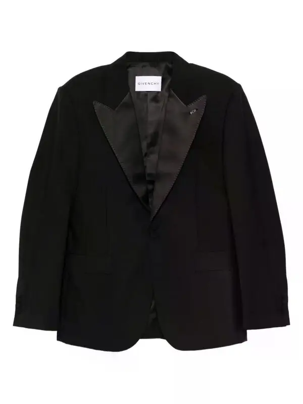 Givenchy Shawl-lapel Blazer - Black