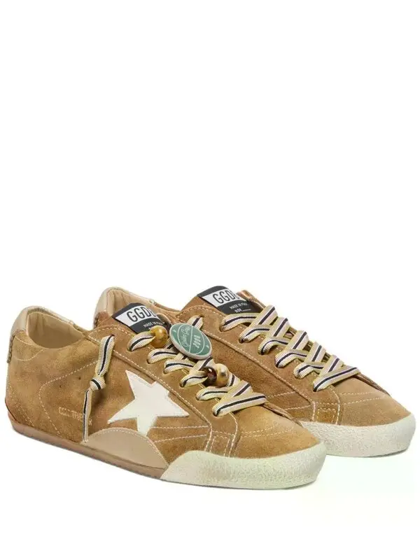 GOLDEN GOOSE True Star Suede Sneakers - Brown