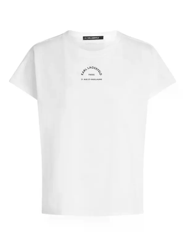 Karl Lagerfeld Rue St-guillaume Relaxed T-shirt - White