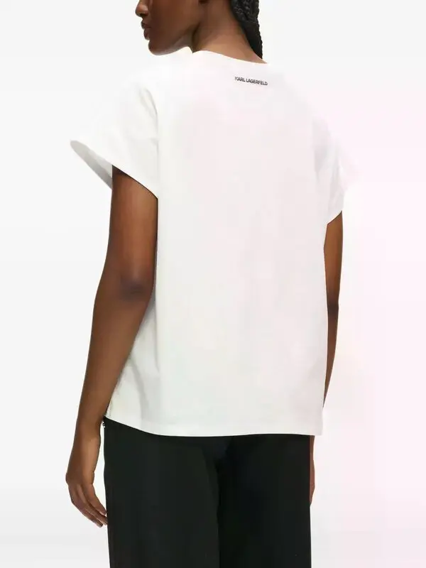 Karl Lagerfeld Rue St-guillaume Relaxed T-shirt - White
