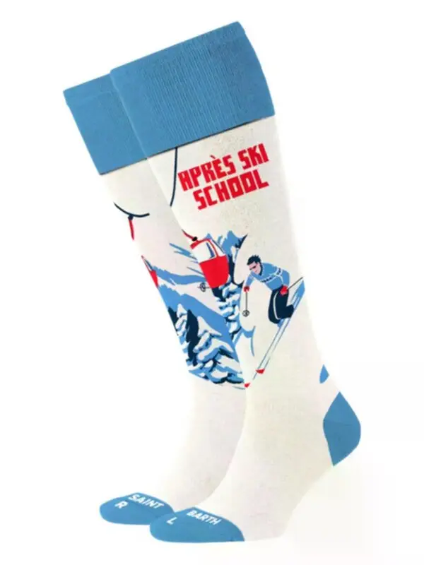 MC2 SAINT BARTH Jacquard Socks - White