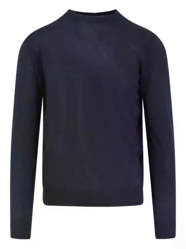 FILIPPO DE LAURENTIIS Crew-neck Knitted Sweater - Blue