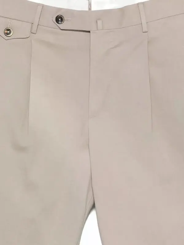 PT TORINO Pleated Trousers - Neutrals