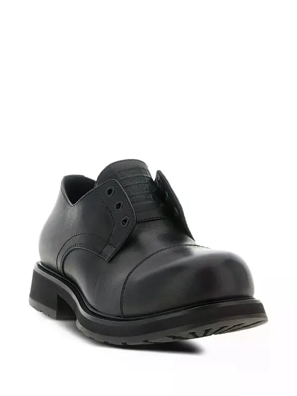 Balenciaga Eyelets Truck Derby Shoes - Black