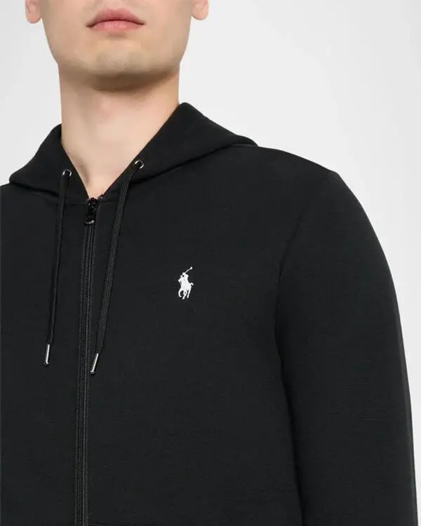Polo Ralph Lauren Double-knit Full-zip Hoodie - Black