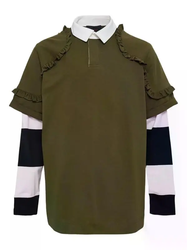 Simone Rocha Ruffled Polo Shirt