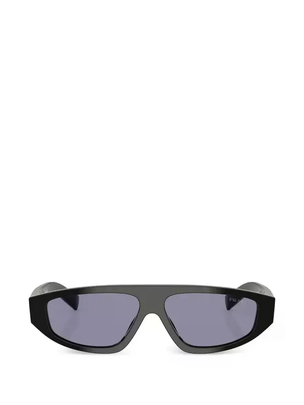 Prada Geometric Frame Sunglasses - Black
