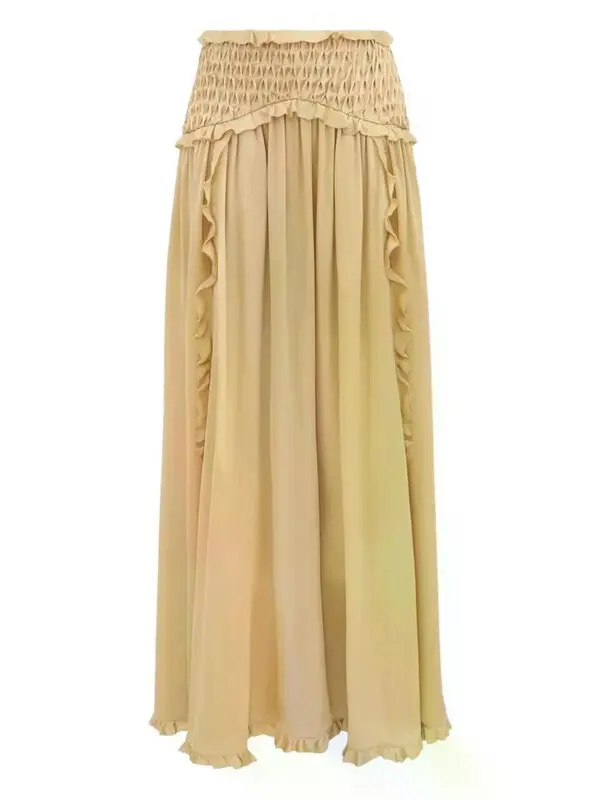 Zimmermann Hypnotic Ruffled Maxi Skirt