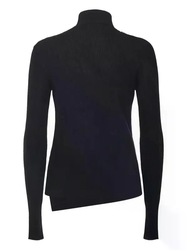 COURREGES Button-embellished Turtleneck Sweater