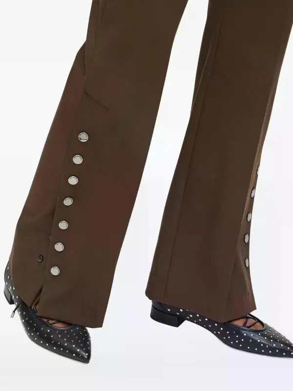 Karl Lagerfeld Press-stud Detailing Trousers