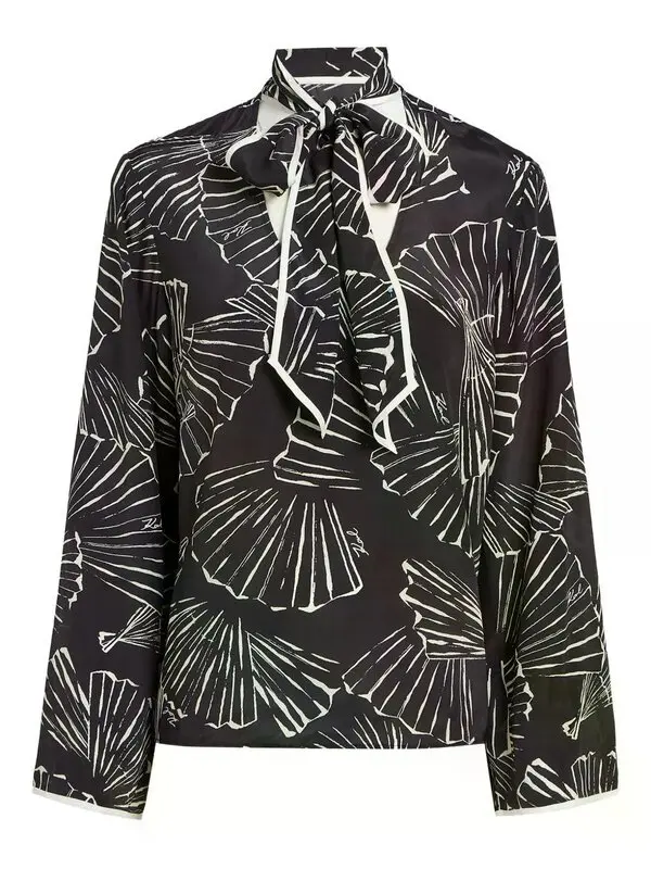 Karl Lagerfeld Graphic-print Blouse