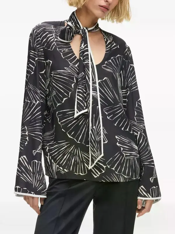 Karl Lagerfeld Graphic-print Blouse