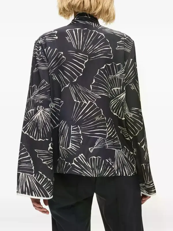 Karl Lagerfeld Graphic-print Blouse