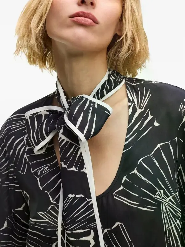 Karl Lagerfeld Graphic-print Blouse