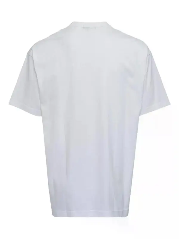Comme Des Garçons Print-detail T-shirt - White
