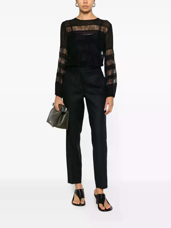 Marella Piquet Lace Blouse