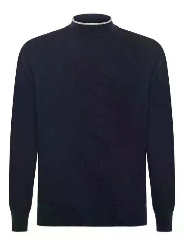 Eleventy Turtleneck Sweater - Blue