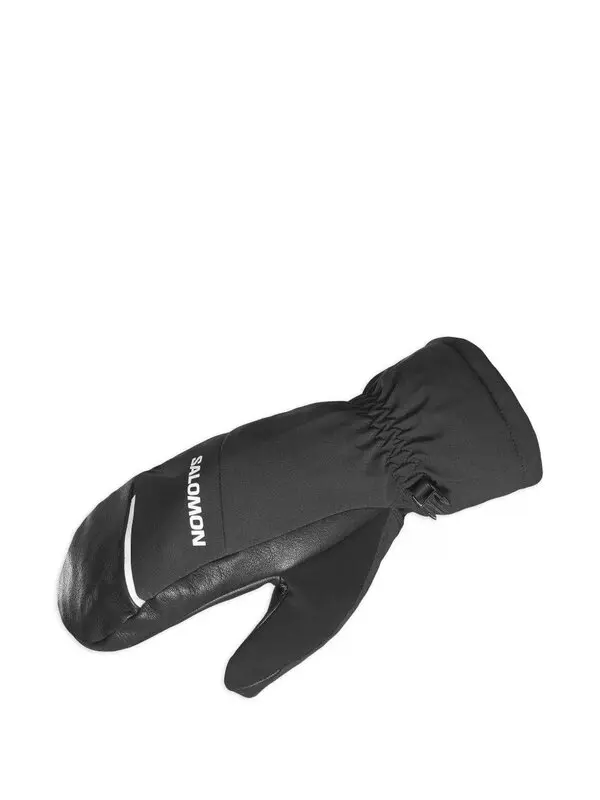SALOMON Gloves With Buckle Fastening - Black