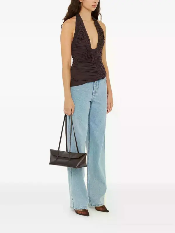 Christopher Esber Orion Ruched Top - Brown