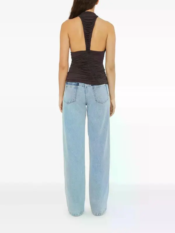 Christopher Esber Orion Ruched Top - Brown