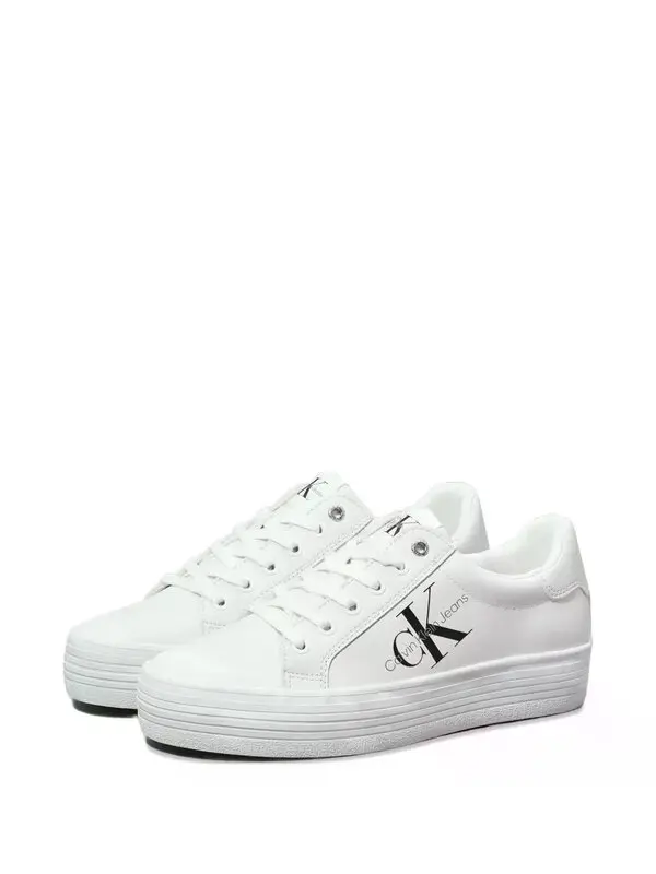 Calvin Klein Logo-print Flatform Sneakers